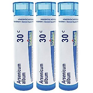 Boiron Arsenicum Album 30c Homeopathic Medicine for Food Poisoning - Pack of 3 (240 Pellets)
