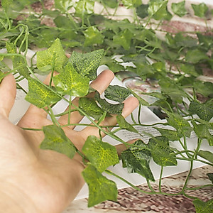 AITISOR 24 Pack Fake Ivy Leaves Artificial Ivy Garland Greenery Garlands Hanging Plant Vine for Wedding Wall Party Room Astethic Stuff Decor