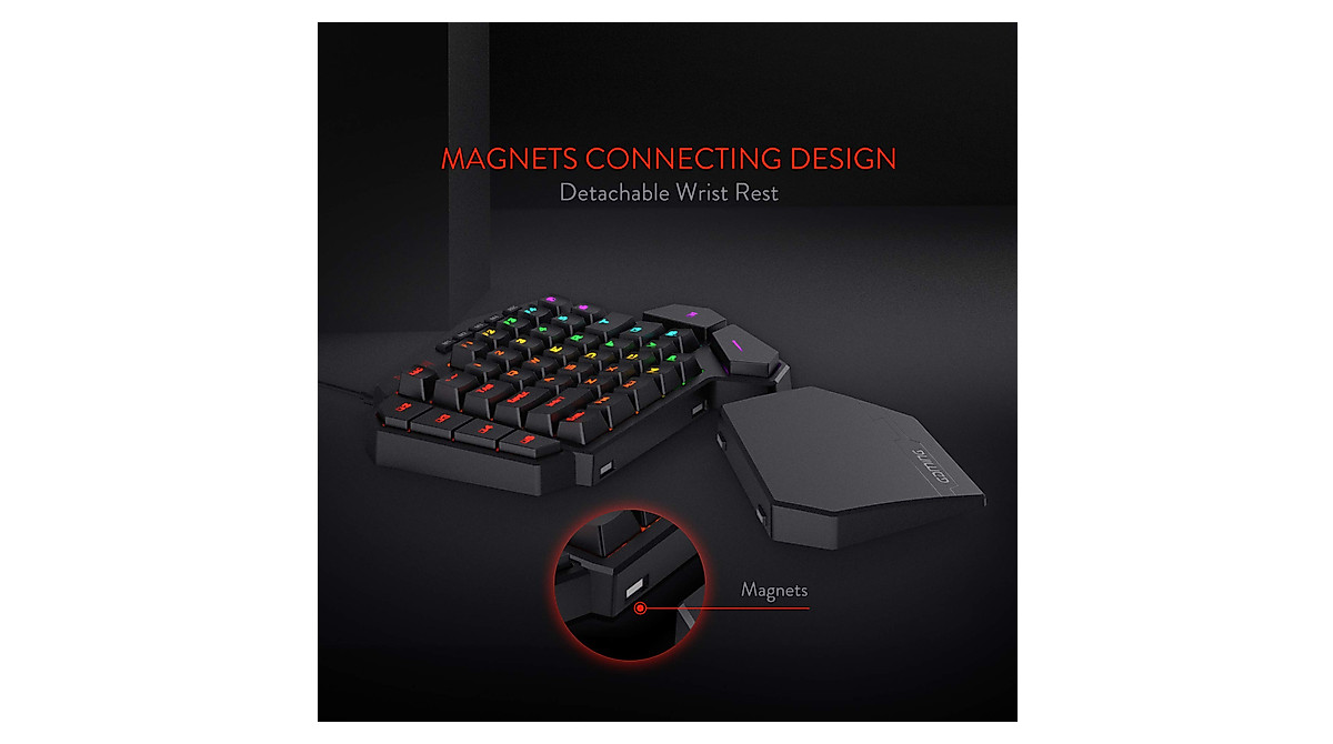 Redragon K585 DITI: One-Handed RGB Gaming Keyboard
