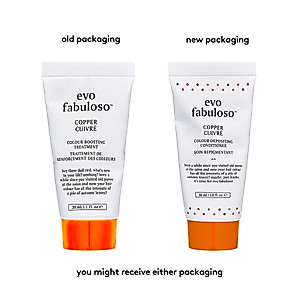 EVO Fabuloso Copper Colour Depositing Treatment - Colour Care Conditioner for Colour -Treated Hair - Helps Maintain Colour Depth, Tone & Shine, 30ml / 1.01fl.oz