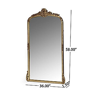 Christopher Knight Home Hardt, Antique Gold + Mirror