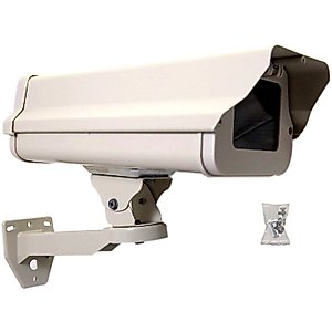 BeElion 2-Part in Pack Aluminum Housing CCTV Security Surveillance Indoor Outdoor Camera Box Weatherproof Heavy Duty and Wall Mount Adjustable Mount Bracket Kit for CCTV Surveillance Cameras System