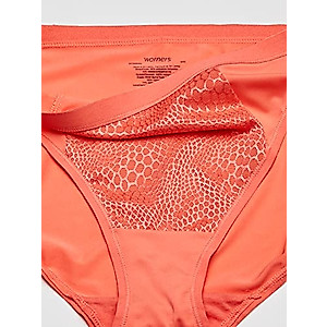 Warner's womens Blissful Benefits Tummy Smoothing Hi-cut Panty Underwear, Sugar Coral Pearled Ivory Black, X-Large US