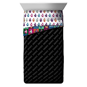 Jay Franco Fortnite Llama Warhol 5 Piece Full Bed Set - Includes Reversible Comforter & Sheet Set Bedding - Super Soft Fade Resistant Microfiber (Official Fortnite Product)