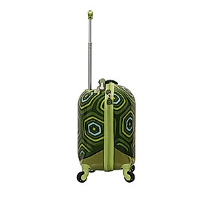 Rockland Jr. Kids' My First Hardside Spinner Luggage, Turtle, Carry-On 19-Inch, Telescoping Handles