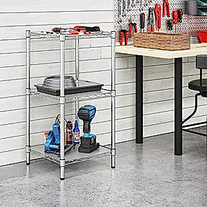 Thirteen Chefs Industrial Shelf Liners 18 x 18 Inch, 5 Pack Set for Wired Shelving Racks, Clear Polypropylene