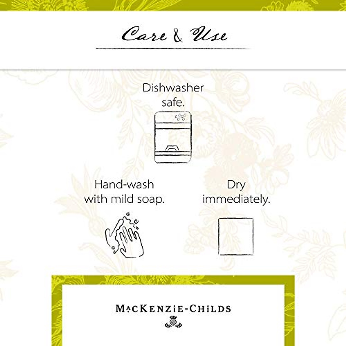 MacKenzie-Childs Courtly Check Enamel Spoon Rest for Kitchen, Enamel Kitchenware Line