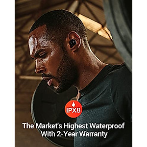 Wireless Earbuds, LavaBeans Bluetooth In-ear Headphones, 126H Playback 4-Mic Noise Reduction HD Call Power Display, IPX8 Waterproof Touch Control Bass＋ Stereo Earphone for Sports, for iPhone & Android