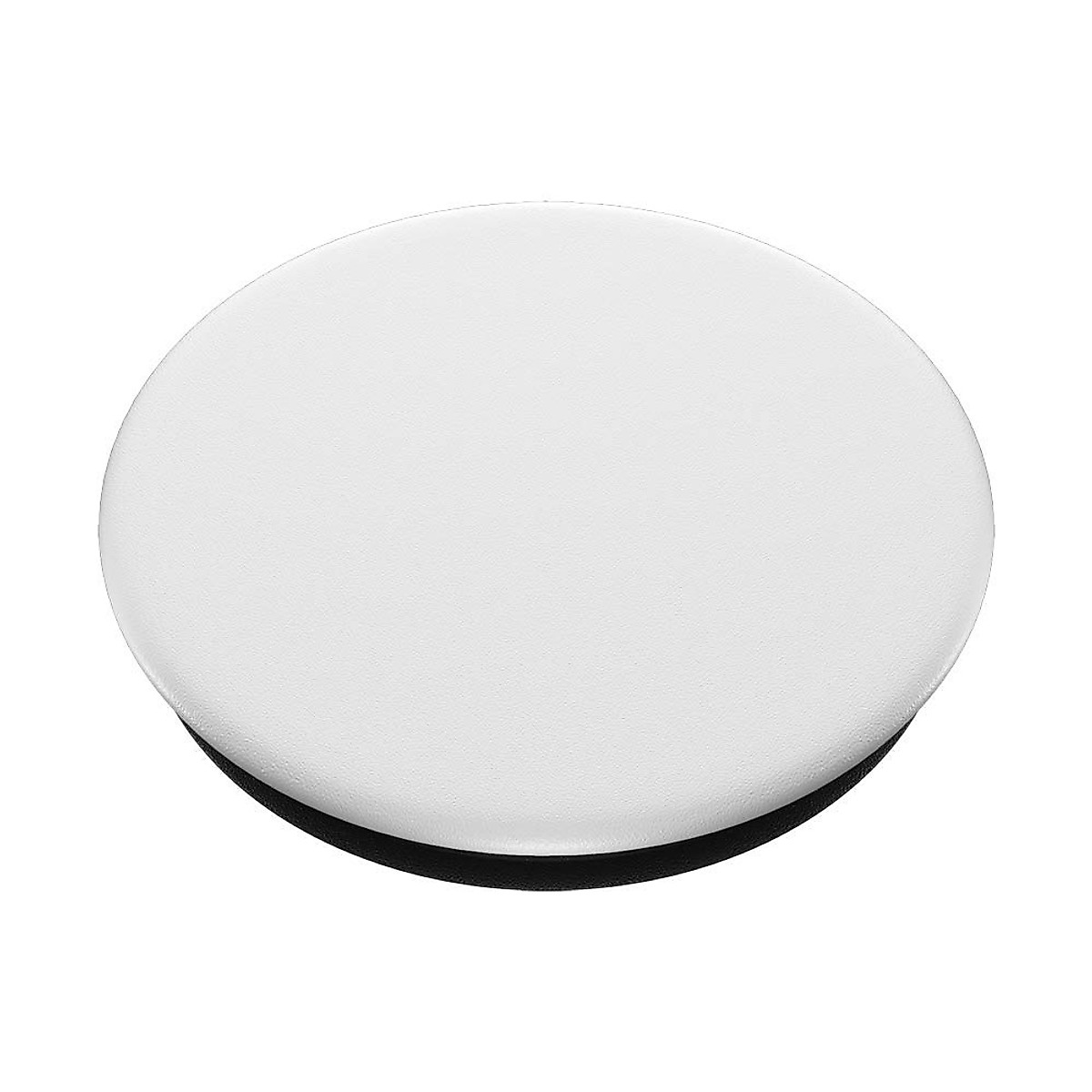 PopSockets Phone Grip with Expanding Kickstand, White on Black