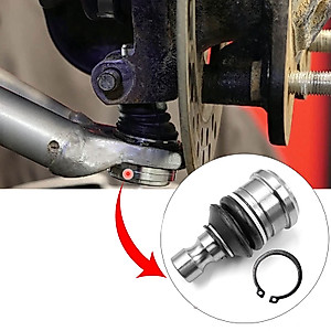 Nakuuly Upper and Lower Front Ball Joint 4 Pcs Compatible with Polaris RZR 570 800 900 All Models Ranger Sportsman Scrambler Replaces # 7061220 7061187 7081505 7081580