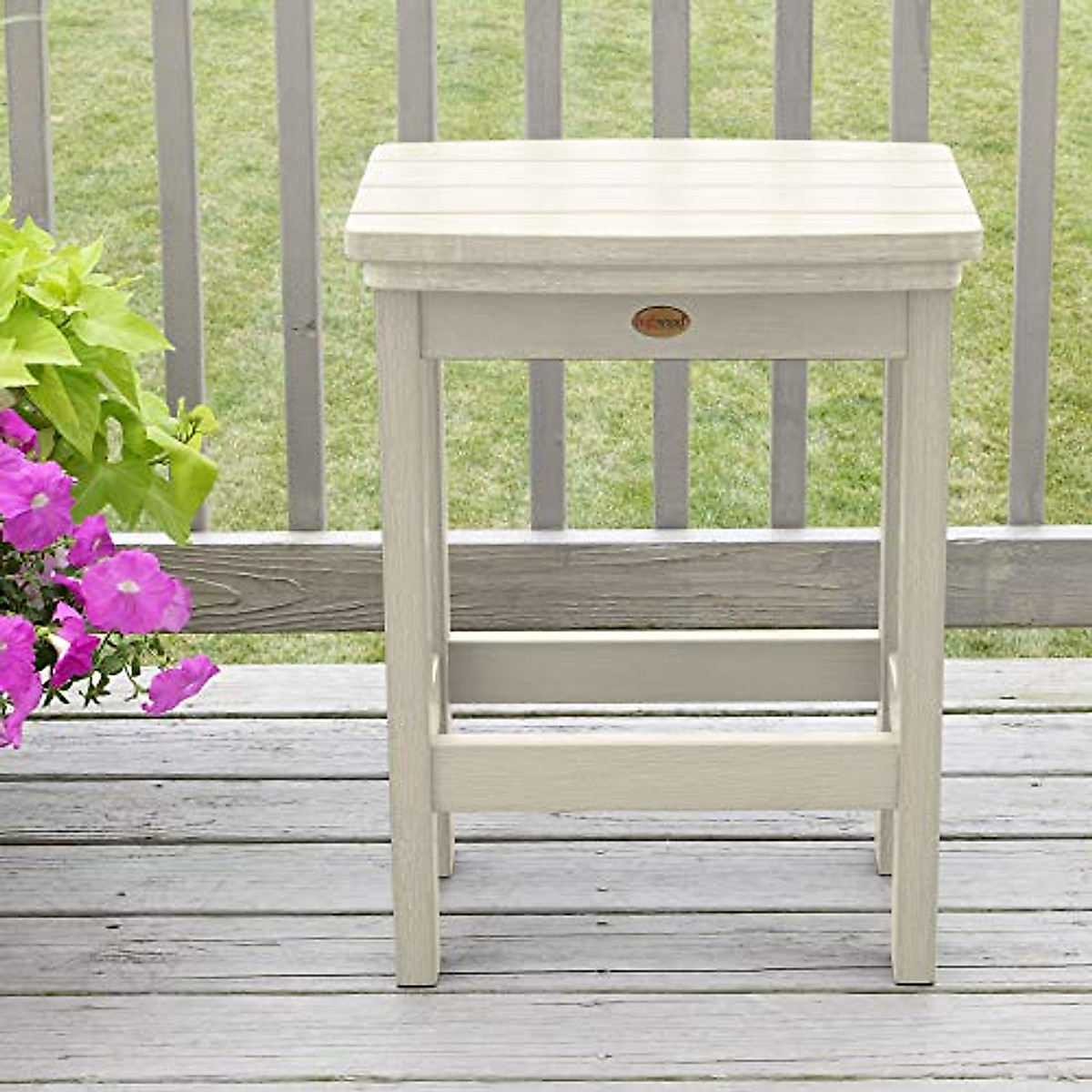 highwood AD-CHR-KS2-WAE Lehigh Counter Height Stool, Whitewash