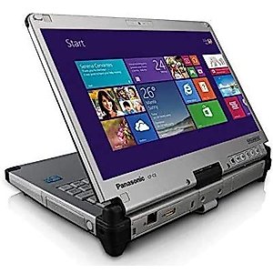 Panasonic Laptop Convertible Tablet CF-C2, Intel i5 4th Gen, 1.90GHz, 12.5 HD Touchscreen, 12GB, 240GB SSD, Webcam, WiFi, Bluetooth, Windows 10 Pro Upgraded (Renewed)