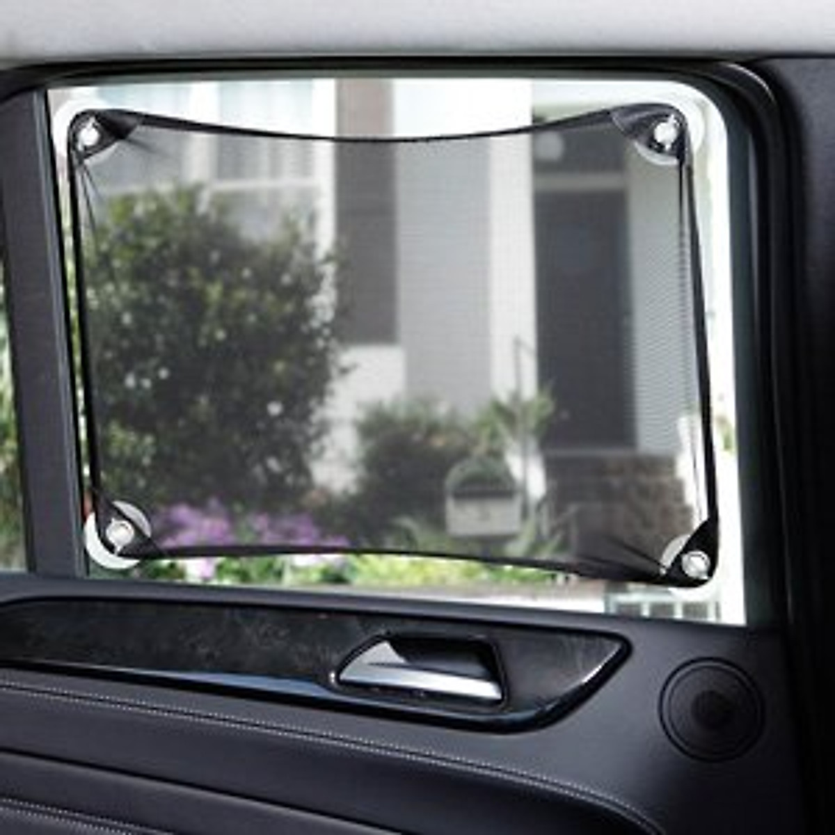 Dreambaby Stretch Adjustable Car Window Shades for Baby - Sun Shade for Side Windows - Universal Fit - 2pk