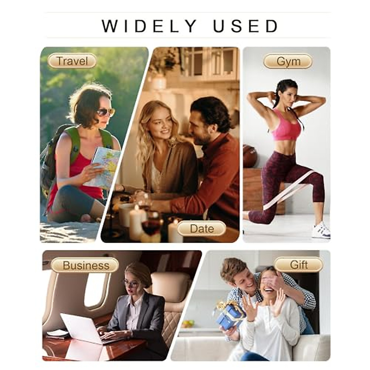 BRARIOS Refillable Portable Mini Perfume Atomizer for Travel, 5ml Luxury Empty Leakproof Pump Perfume Spray bottle Atomizer for Man and Woman (Y-Champaign Gold)