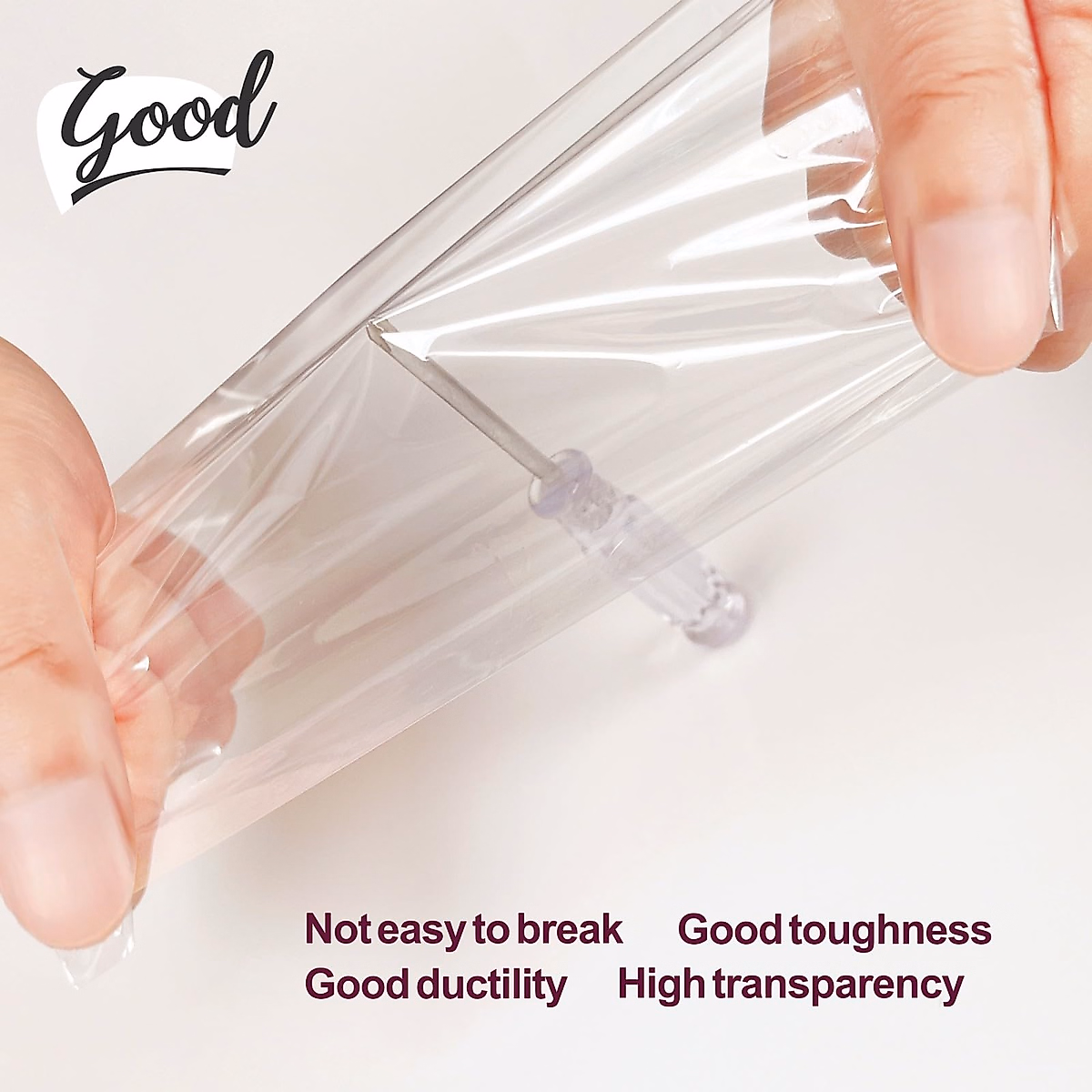 mioule Shrink Wrap Bags for Gift Baskets, 10Pcs 16x24 Inches Cellophane Heat Shrink Plastic Wrap Bags for Gift Baskets for Christmas, Valentines Day，Holiday, Easter, Birthday, and Any Occasion