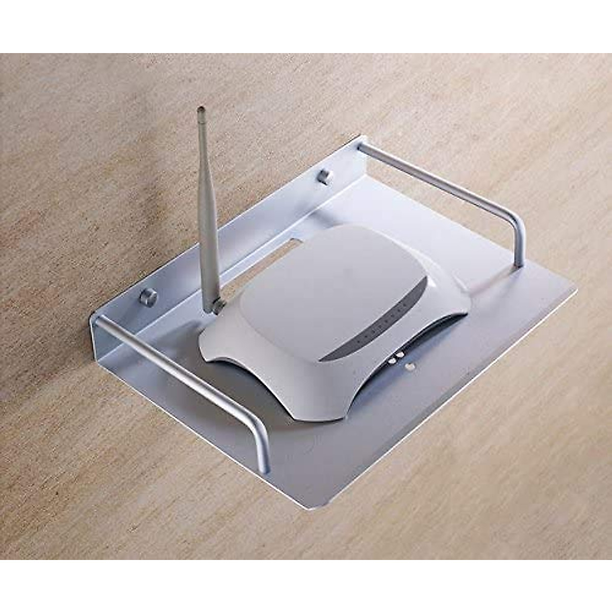 TcJ-Chen Alumimum Alloy Wall Mount Shelf Bracket for TV Accessories WiFi Router TV Box Set Top Box