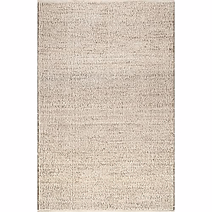 NuLOOM Elfriede Farmhouse Jute Blend Area Rug, 7' 6" x 9' 6", Natural