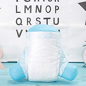 touchSoftly Super Absorbent Baby Diapers（120 Count）,Diapers Newborn/Size S (4-8 KG), Disposable Diapers (S)