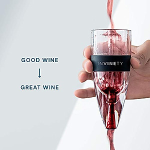 Wine Aerator by Invinety | All in one Diffuser, Decanter and Oxygenator | Enhance Wine Flavors with a Smoother Finish | Premium Aerating Decanter
