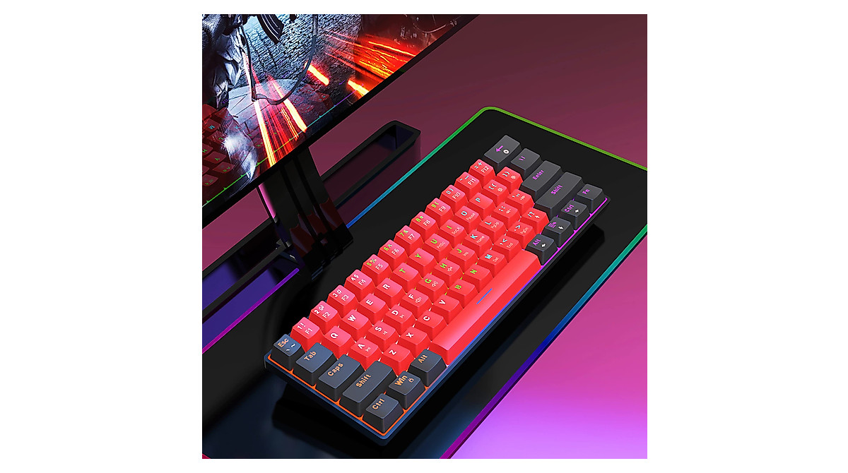 Compact Snpurdiri 60% Mechanical Gaming Keyboard