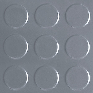 G-Floor Seamless Sheet Vinyl Shed Flooring Cover with Bonded Fibrous Backing - Diamond Tread Pattern (8' x 12', Midnight Black)