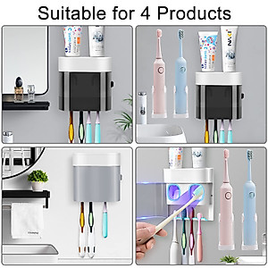 Boperzi Replacement Adhesive Strip for Toothbrush Holder Wall Mounted Toothpaste Dispenser (2 PCS)
