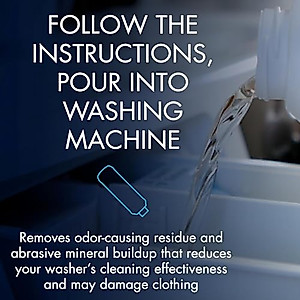 Glisten Washing Machine Cleaner, Helps Remove Odor, Buildup, and Limescale, Fresh Scent, 12 Ounce Bottle 6-Pack