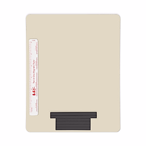 LoRan MB-8R Magnet Board & Ruler, 8 x 10-Inch, Multicolor