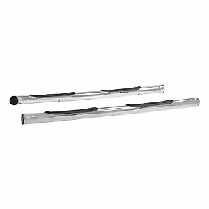 ARIES 206008-2 3-Inch Round Polished Stainless Steel Nerf Bars, No-Drill, Select Honda Pilot
