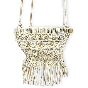 Handmade Macrame Baby Swing Natural Rope Hammock for Baby Macrame Swing Chair for Baby