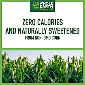 WHOLE EARTH 100% Erythritol Zero Calorie Plant-Based Sugar Alternative, 4 Pound Pouch (Packaging May Vary )