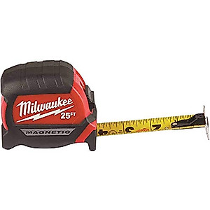 Milwaukee Tool 48-22-7125 Magnetic Tape Measure 25 ft x 1.83 Inch, 2 Pack