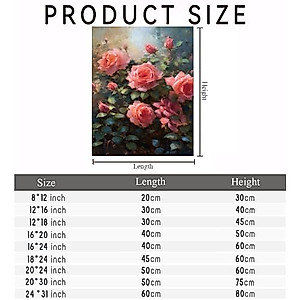 Eleploi DIY Diamond Painting Beautiful Female Angel Diamond Painting Kits for Adults, Fall Decorations for Home& Room Decor, Office Decor, 5D Full Round Diamond Arts Kits 24 X 31 Inches.