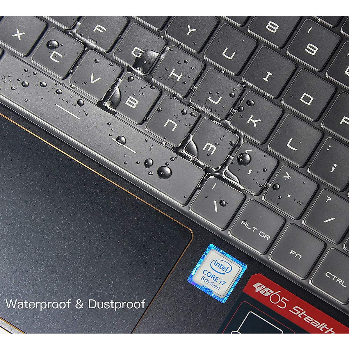 imComor for MSI GS65 GF63 PS63 Keyboard Cover Soft Ultra Thin Clear Skin for MSI GS65 GF63 Stealth Thin 15.6", MSI PS63 P65 WP65 WS65 15.6 Inch/MSI PS42 14 Inch Gaming Laptop Keyboard Protector Skin