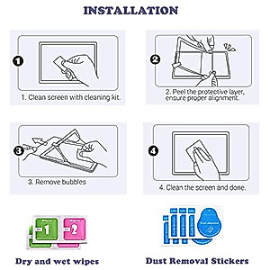 [2 Pack]-TiKeDa Screen Protector for Amazon Kindle Fire HD 10 2021 Tablet /Fire HD 10 Plus/Fire HD 10 Kids/Fire HD 10 Kids Pro Tablet [2021 Release 11th Generation 10.1inch]Tempered Glass High Definition