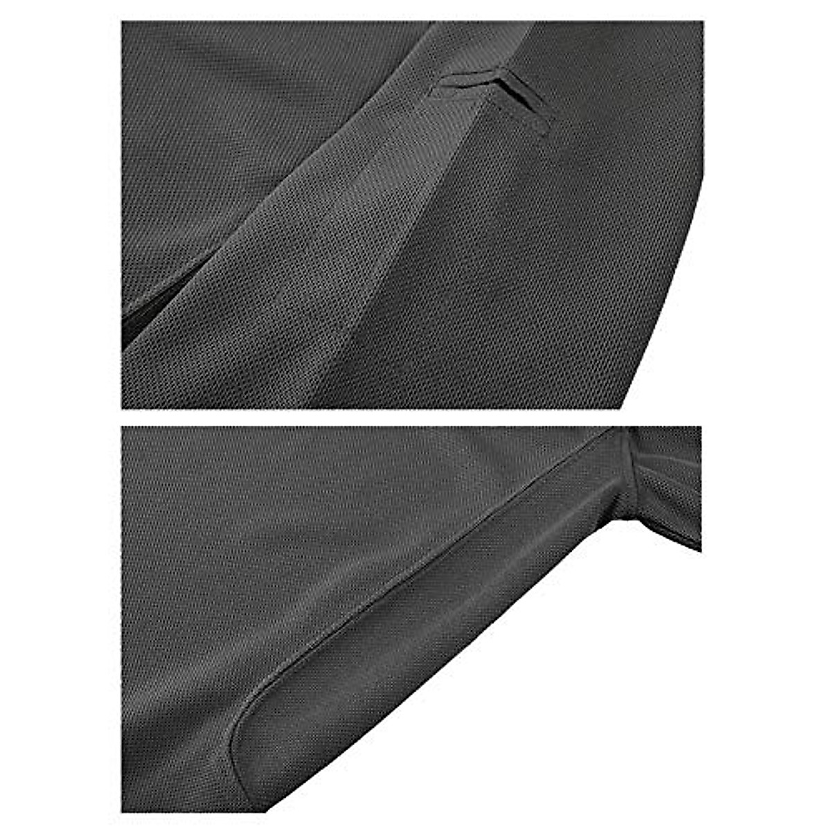 CRYSULLY Summer Pullover Tactical T-Shirts for Men Short Sleeve Military Polo Shirt Outdoor Shirt Grey