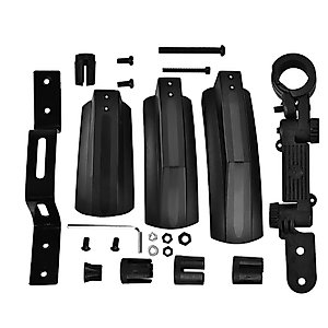 Mudguard, ycle Front Back Rear Tire Mud Guards Kit Quick Release Cycling s Set for Road Mountain BMX Black Red Power Rover Front Mud Fende Fat tire s
