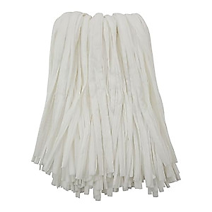 Boardwalk BW2024 Nonwoven Cut End Edge Mop, Rayon/Polyester, 24, White, 12/Carton