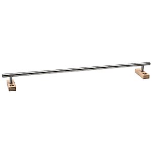 Teak Tuning Round Fingerboard Rail - 2X Long Edition - Silver - 21" Long, 2" Tall - Prolific Series