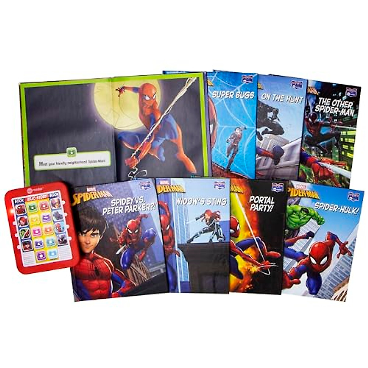 Marvel - Spider-man Me Reader Electronic Reader and 8 Sound Book Library - PI Kids