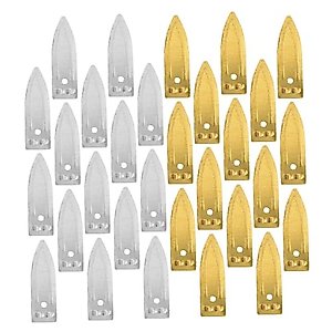 TOYANDONA 40pcs Sheet Battery Experiment Materials DIY Fruit Battery Materials Fruit Battery Experiment Supplies Electrode Strip for Electroplating Copper Strip Electrode Strips Zinc