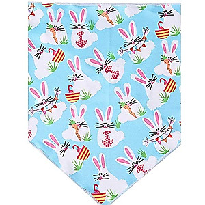 Dog Bunny Ears Headband and Pet Easter Bandana