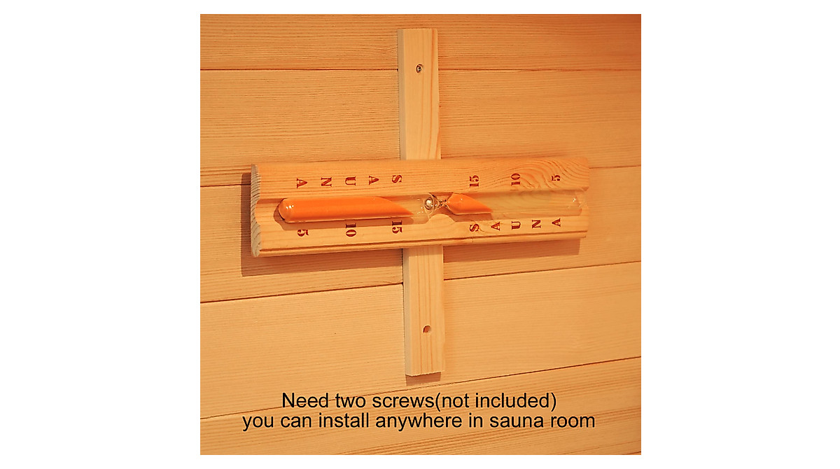 amocane 15 Minute Hourglass Sand Timer for Sauna