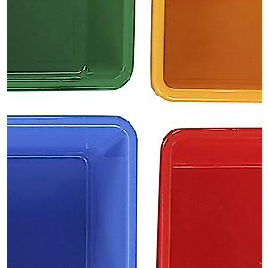 Humble Crew, Natural/Primary Kids' Toy Storage Organizer with 12 Plastic Bins, 34*35*15.5inch