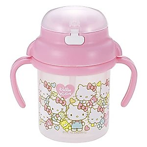 Hello Kitty 【Straw Mug】Baby Japan Import,200 Milliliter