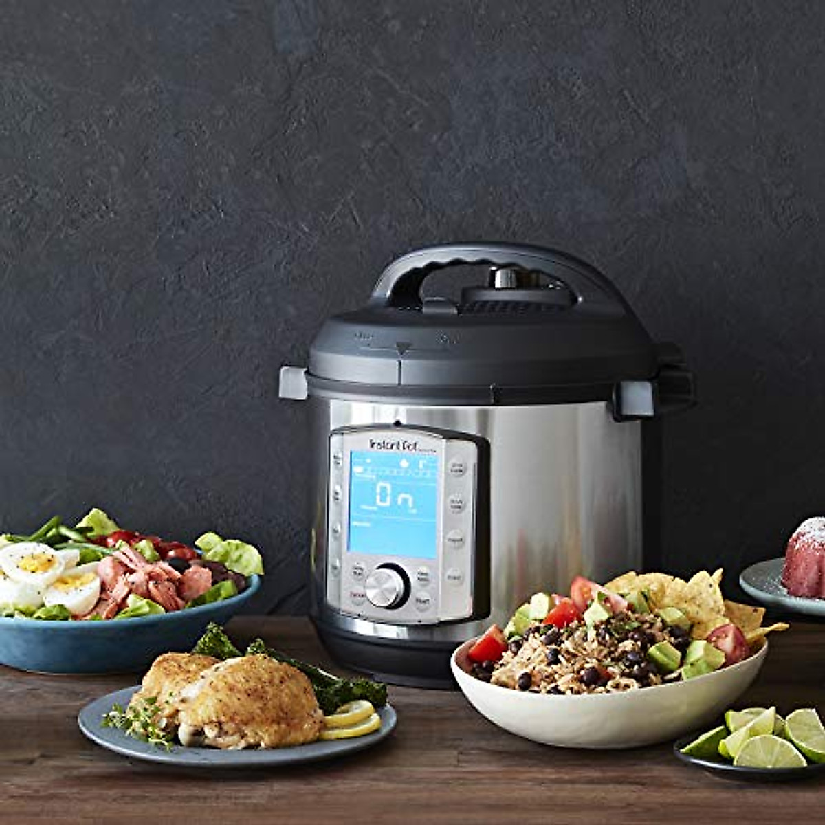 Instant Pot Duo Evo Plus 10-in-1 Pressure Cooker, Rice Cooker, Slow Cooker, Yogurt Maker, Sous Vide, Sauté, Food Warmer, Bake, Stock Pot, Steamer, Cookware Grade Stainless Steel Inner Pot, 6 Quart