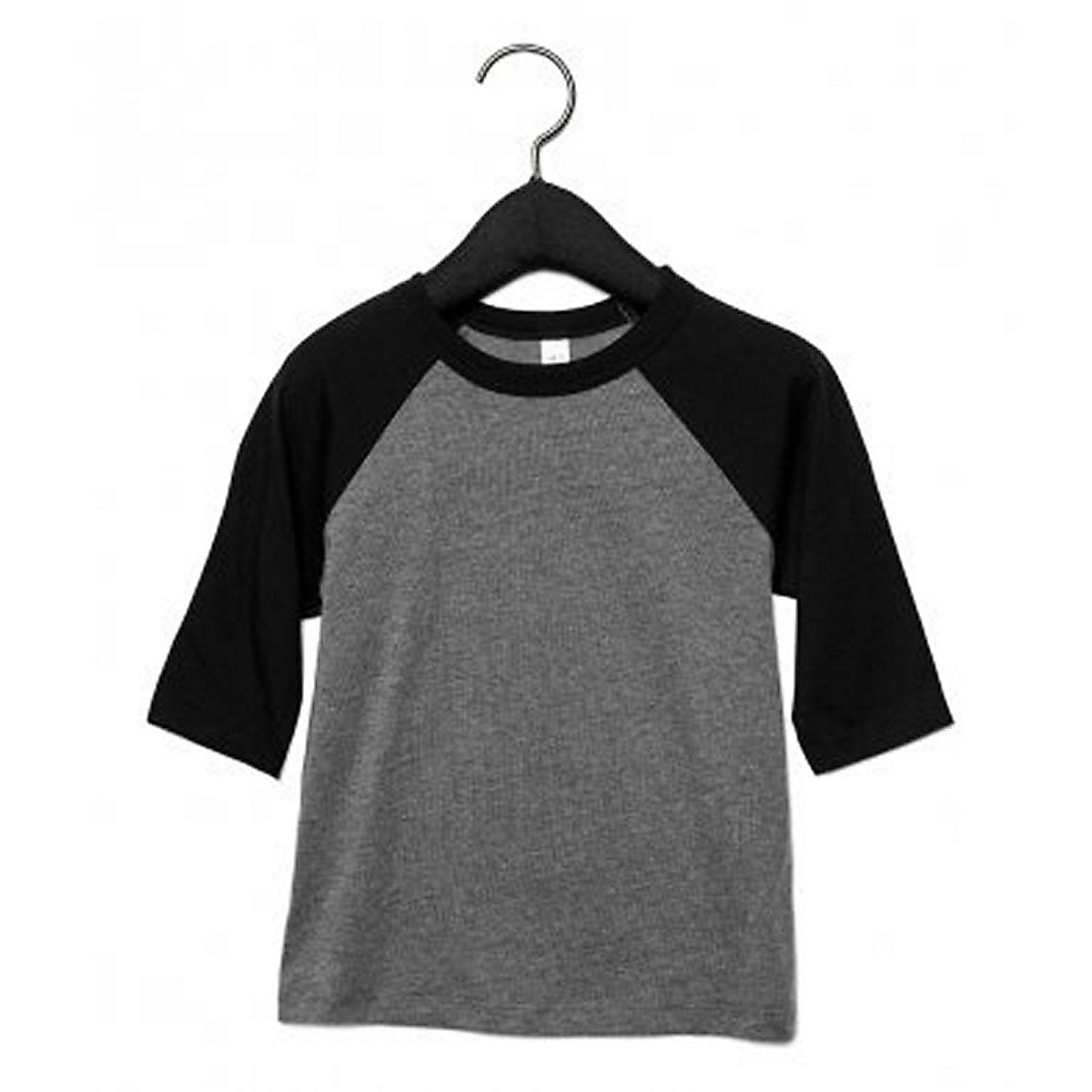 Bella Canvas 3/4-Sleeve Baseball T-Shirt (3200T) White/Red, 5T