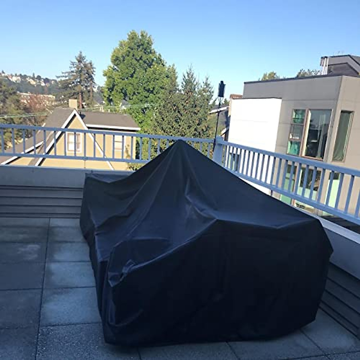 YWWQYBYQ Patio Furniture Covers,83"(L) x 43"(W) x 27"(H),Outdoor Furniture Set Cover Waterproof Heavy Duty,Garden Rectangle Table Cover,Large Loveseat Cover