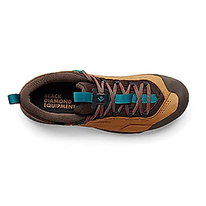 Black Diamond Equipment - Men's Mission Leather Low Wp Approach Shoes - Amber-Cafe Brown - 11