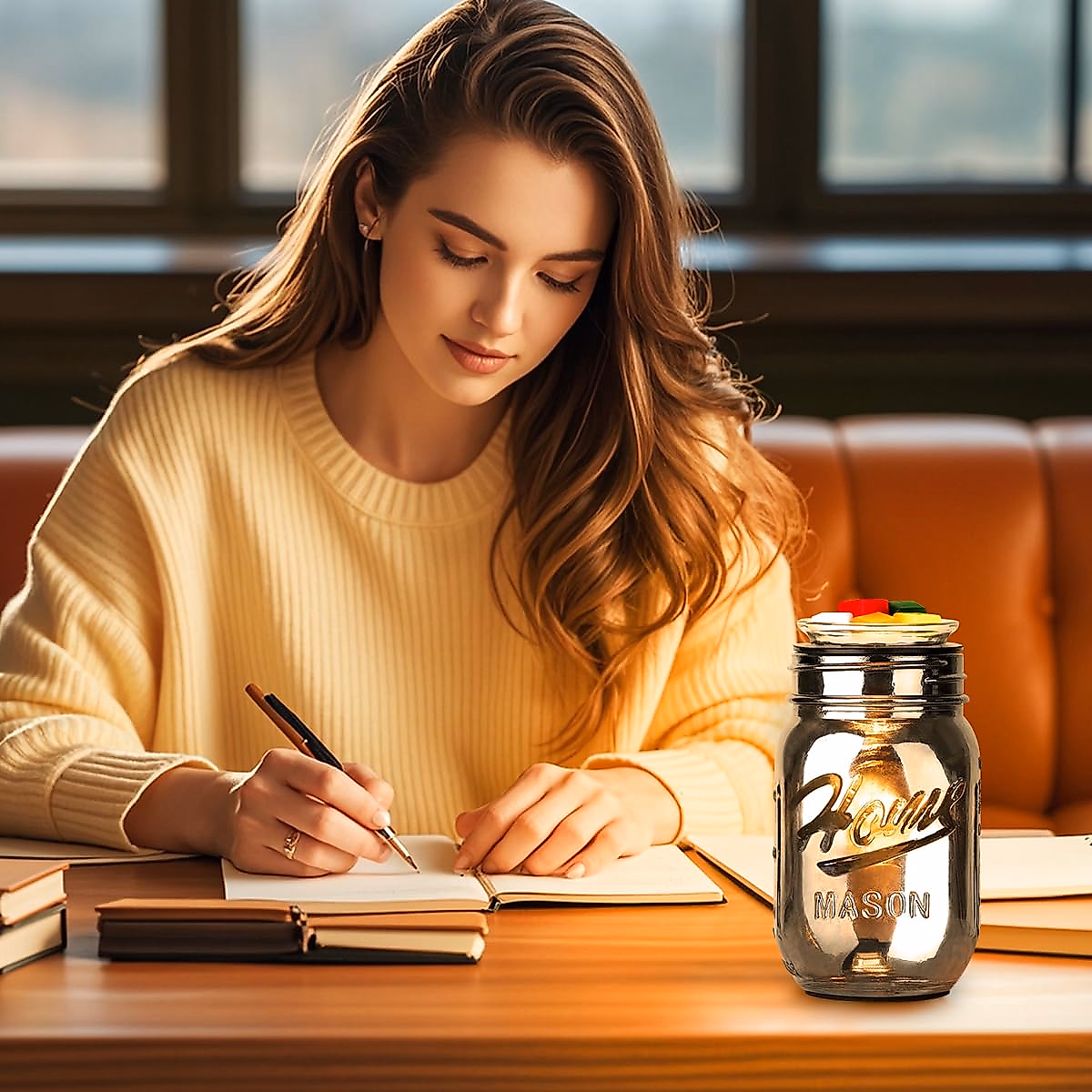 Pluggable Fragrance Warmer- Decorative Plug-in for Warming Scented Candle Wax Melts and Tarts or Essential Oils (Black)